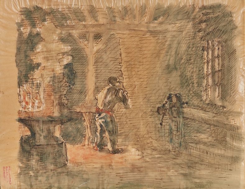 Charles Philippe Blache | Man at the window | MutualArt
