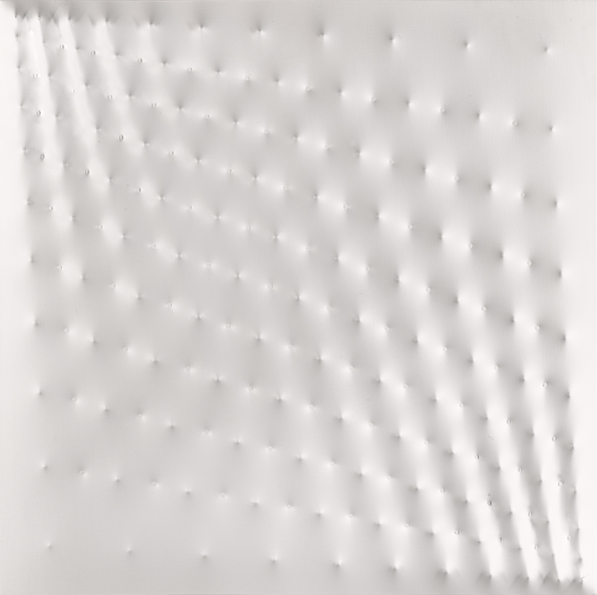 Enrico Castellani | Superficie Bianca (1979) | MutualArt