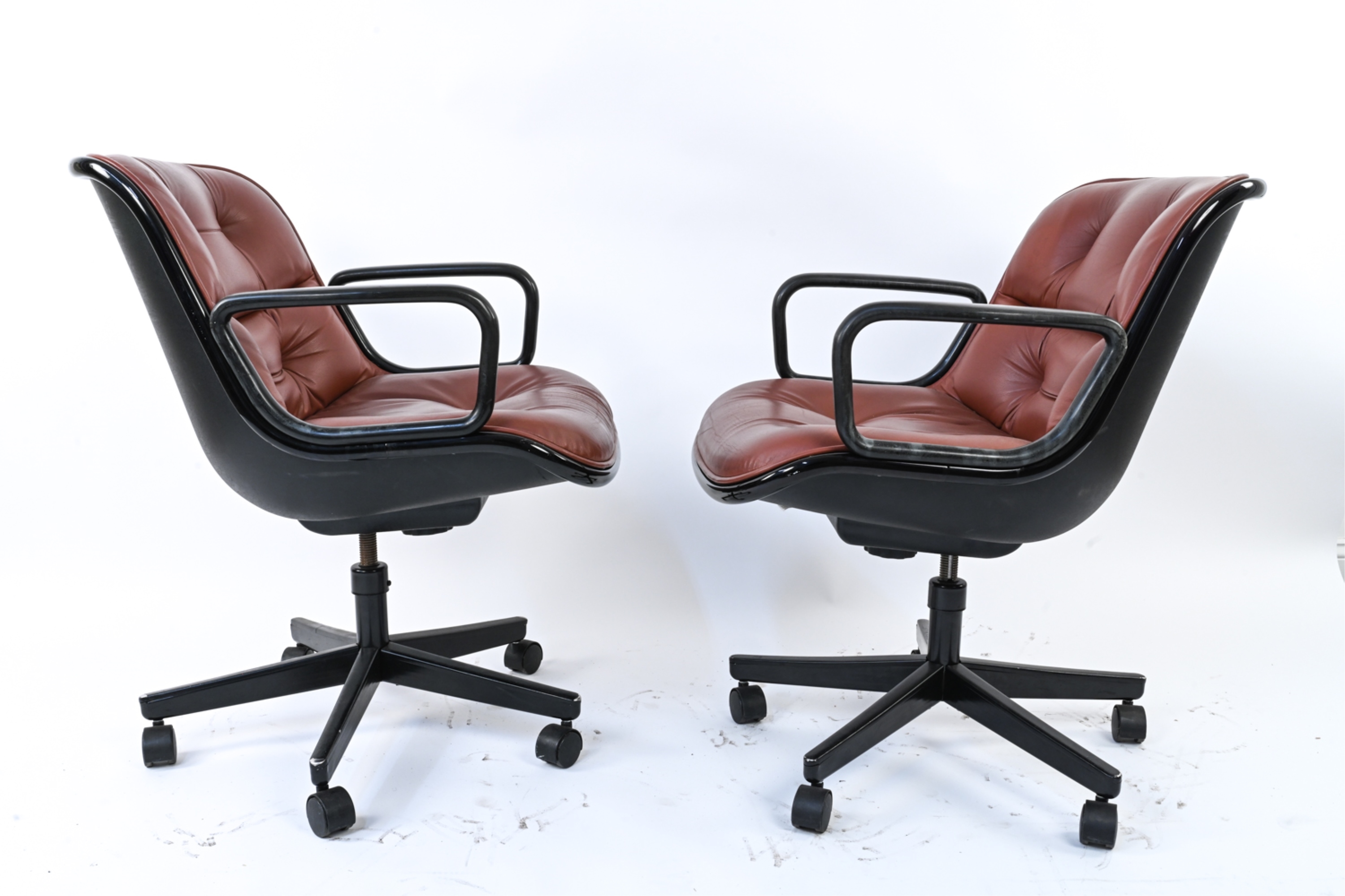 Charles Cecil‏ Pollock | PAIR OF CHARLES POLLACK FOR KNOLL CHAIRS ...