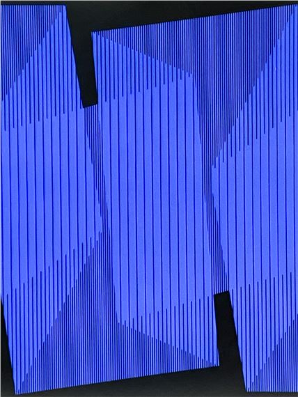 Julian Stanczak | JULIAN STANCZAK MODERN OP-ART PRINT | MutualArt