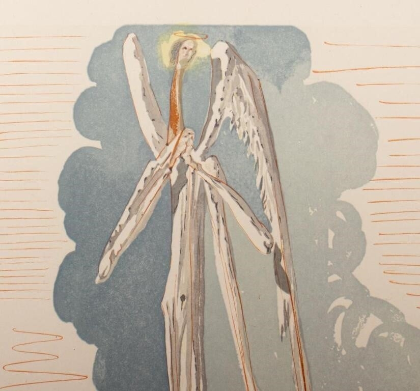 Salvador Dalí | The Angel of the Seventh Sphere (Circa 1960) | MutualArt