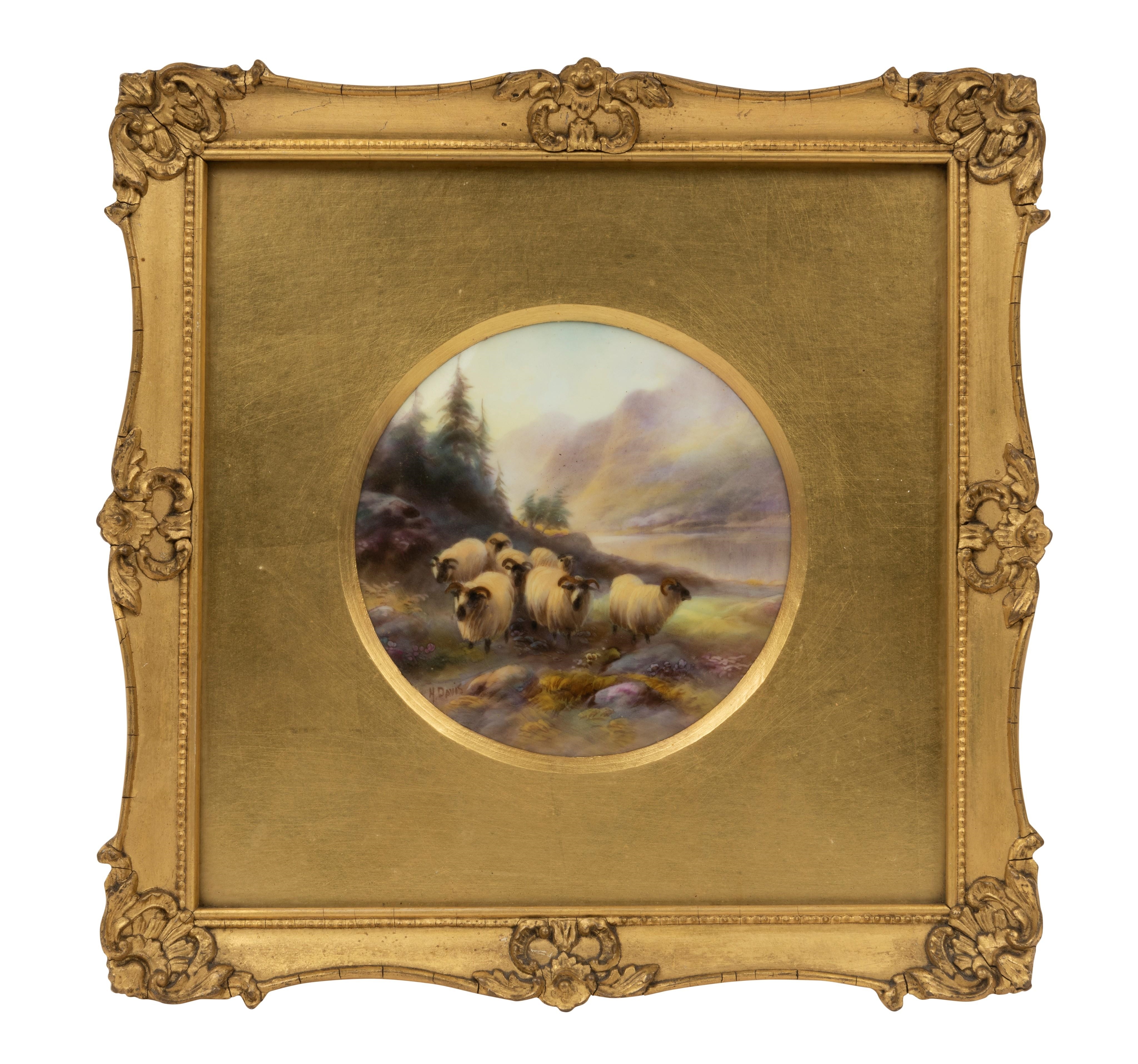 Harry Davis | A Royal Worcester porcelain plaque by Harry Davis (1919 ...