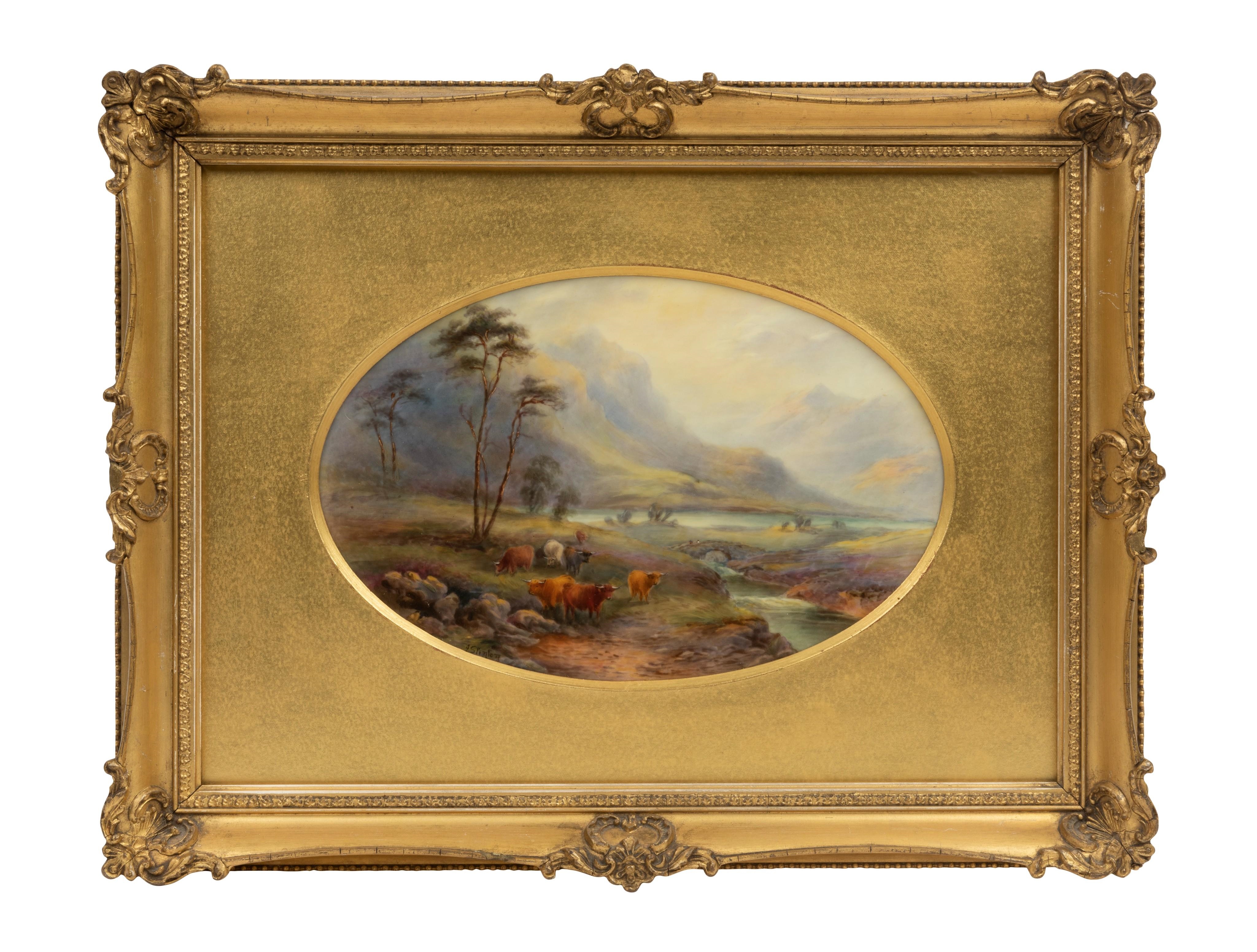 John Stinton | A Royal Worcester porcelain plaque by John Stinton (1924 ...