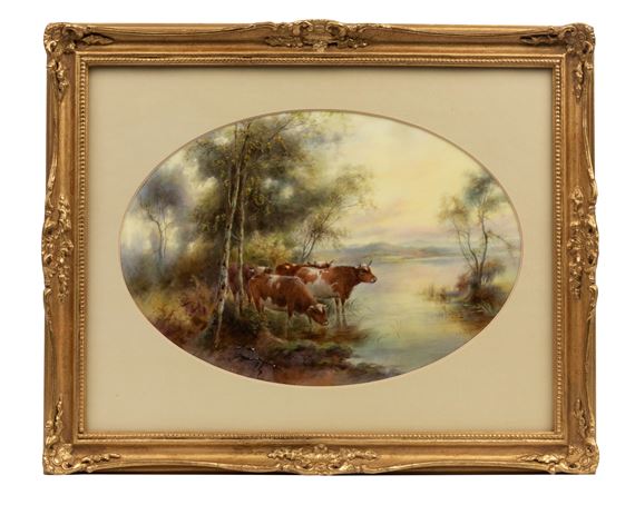 John Stinton | A Royal Worcester porcelain plaque by John Stinton (1911 ...