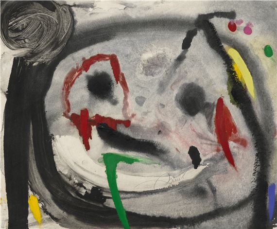 Joan Miró | Sans titre. Epreuve rehaussée pour l’album ‘Femmes’ (1965 ...