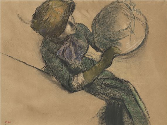 Edgar Degas | FEMME S'ESSUYANT APRÈS LE BAIN (1883) | MutualArt