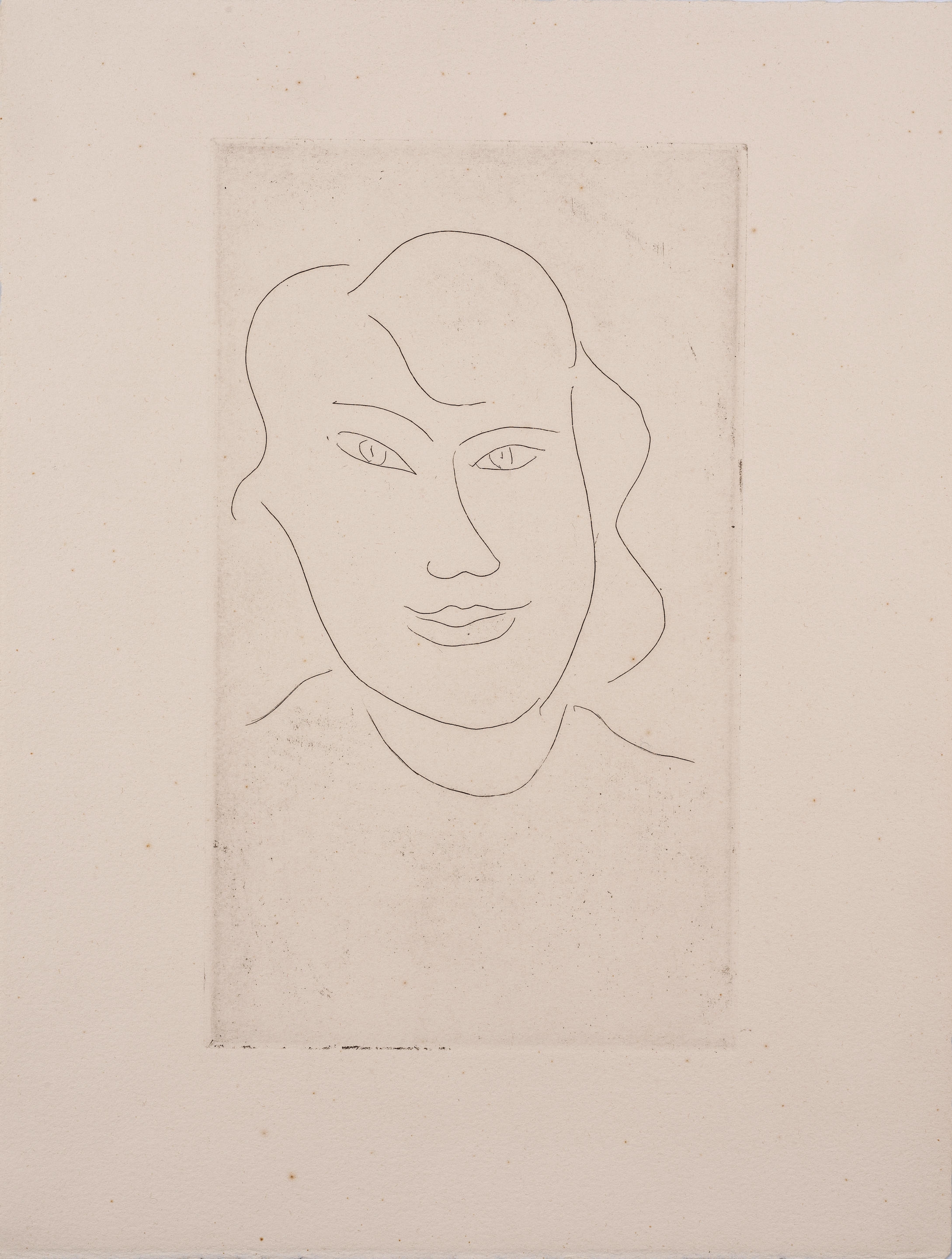 Henri Matisse | VISAGE SOURIANT, 1946 (1946) | MutualArt