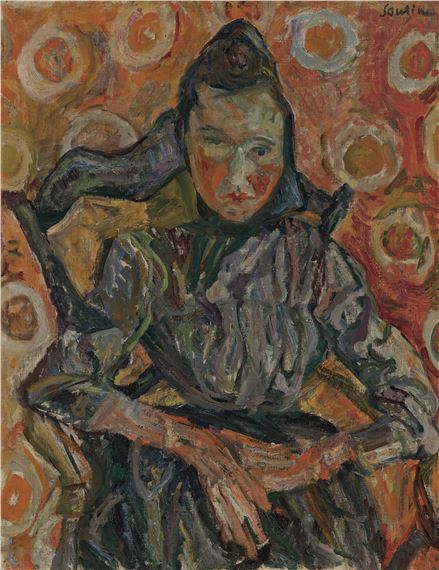 Chaim Soutine | Femme assise dans un fauteuil (Circa 1919) | MutualArt