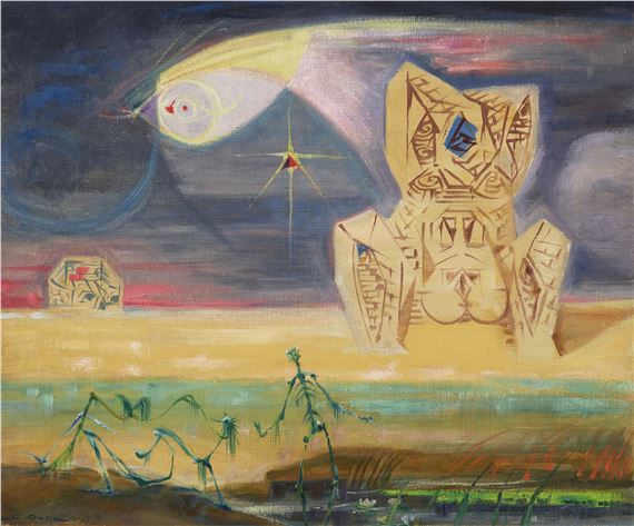 André Masson | Paysage matriarcal (1941) | MutualArt