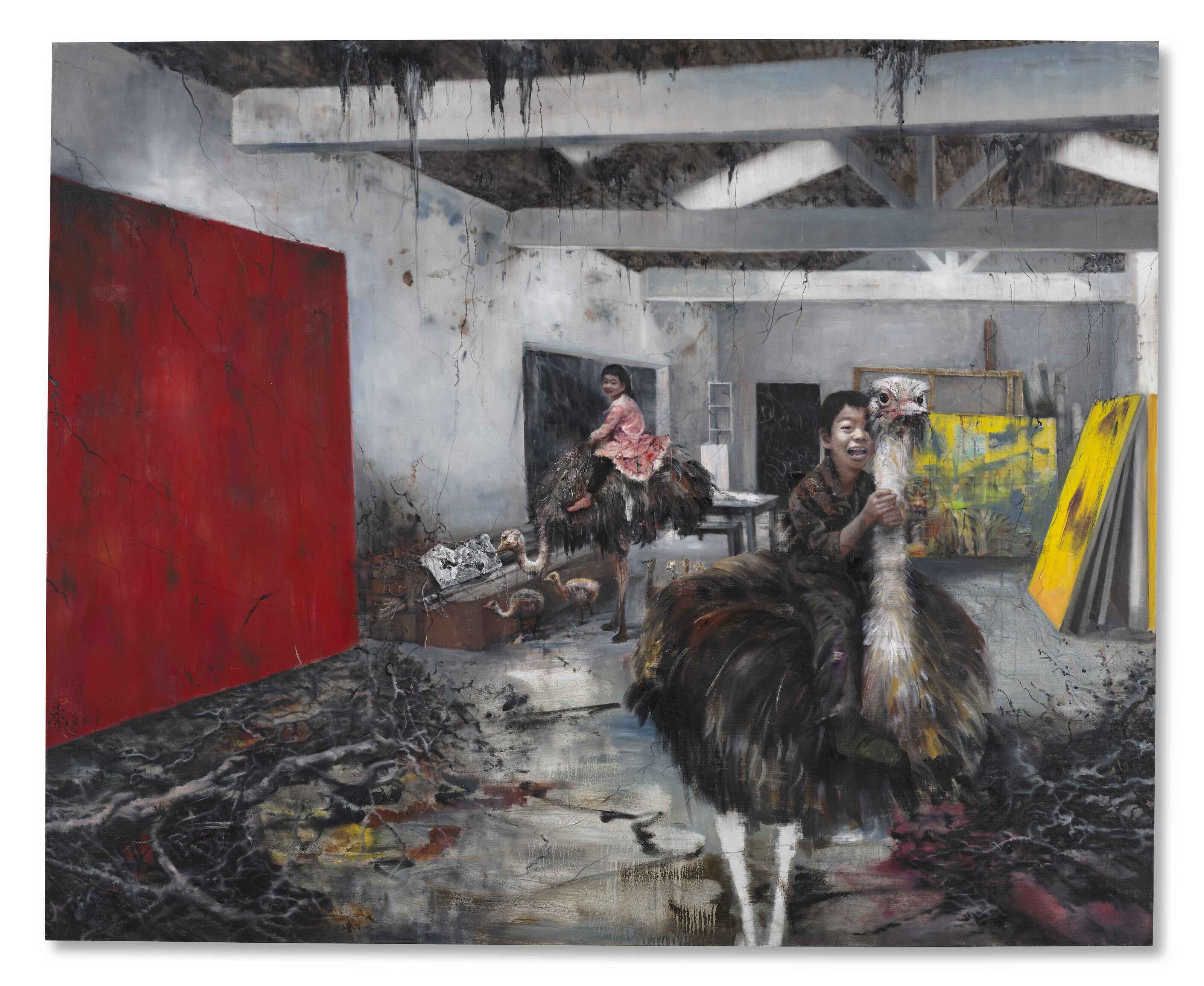 Li Tianbing | Envahisseurs dans mon atelier (Intruders in my Studio ...