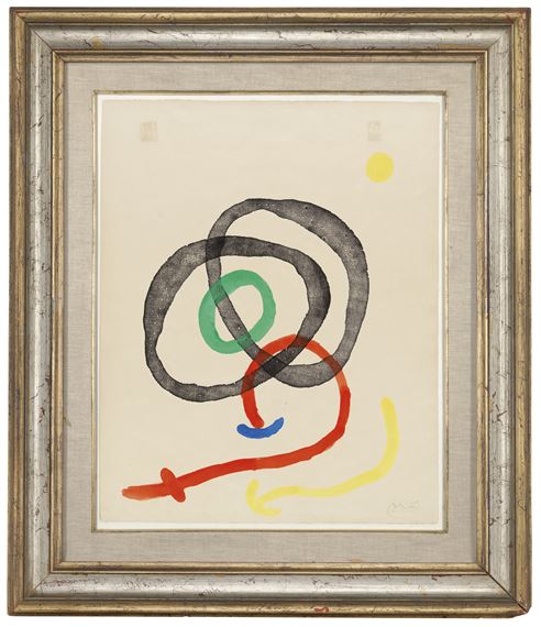 Joan Miró | Sans titre. Epreuve rehaussée pour l’album ‘Femmes’ (1965 ...