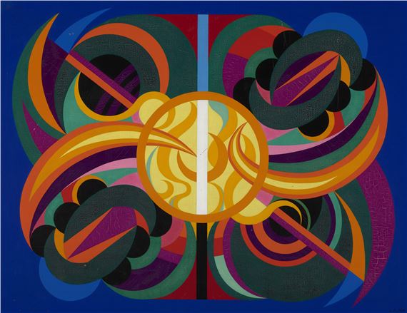 Auguste Herbin | Composition inspirée par la danse (1942) | MutualArt