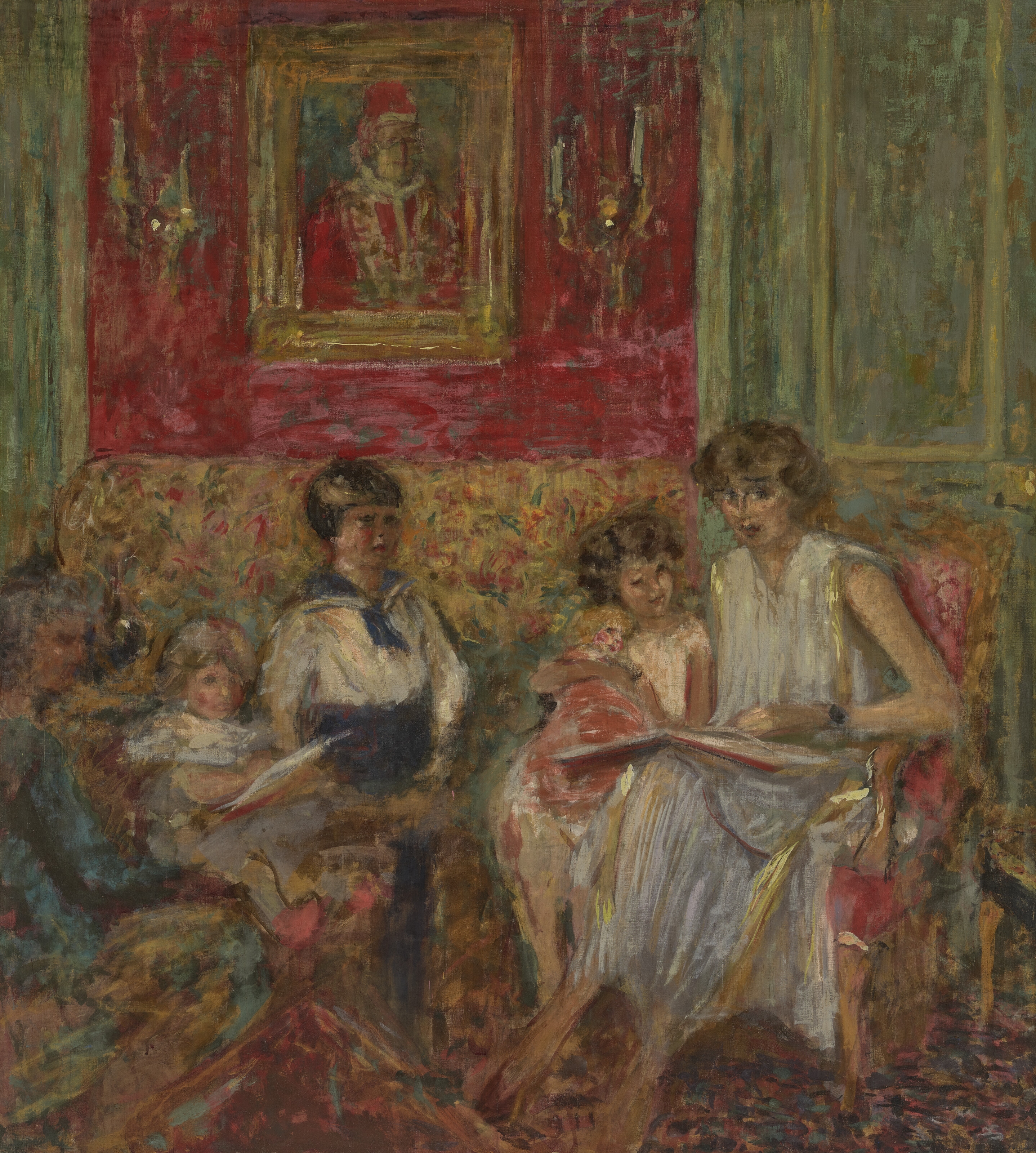 Édouard Vuillard | Madame Jean Bloch et ses enfants (1927) | MutualArt