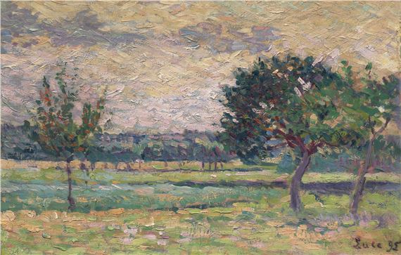 Maximilien Luce | Le verger (1895) | MutualArt