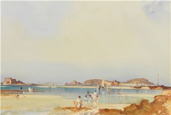 William Russell Flint | ON THE BEACH | MutualArt