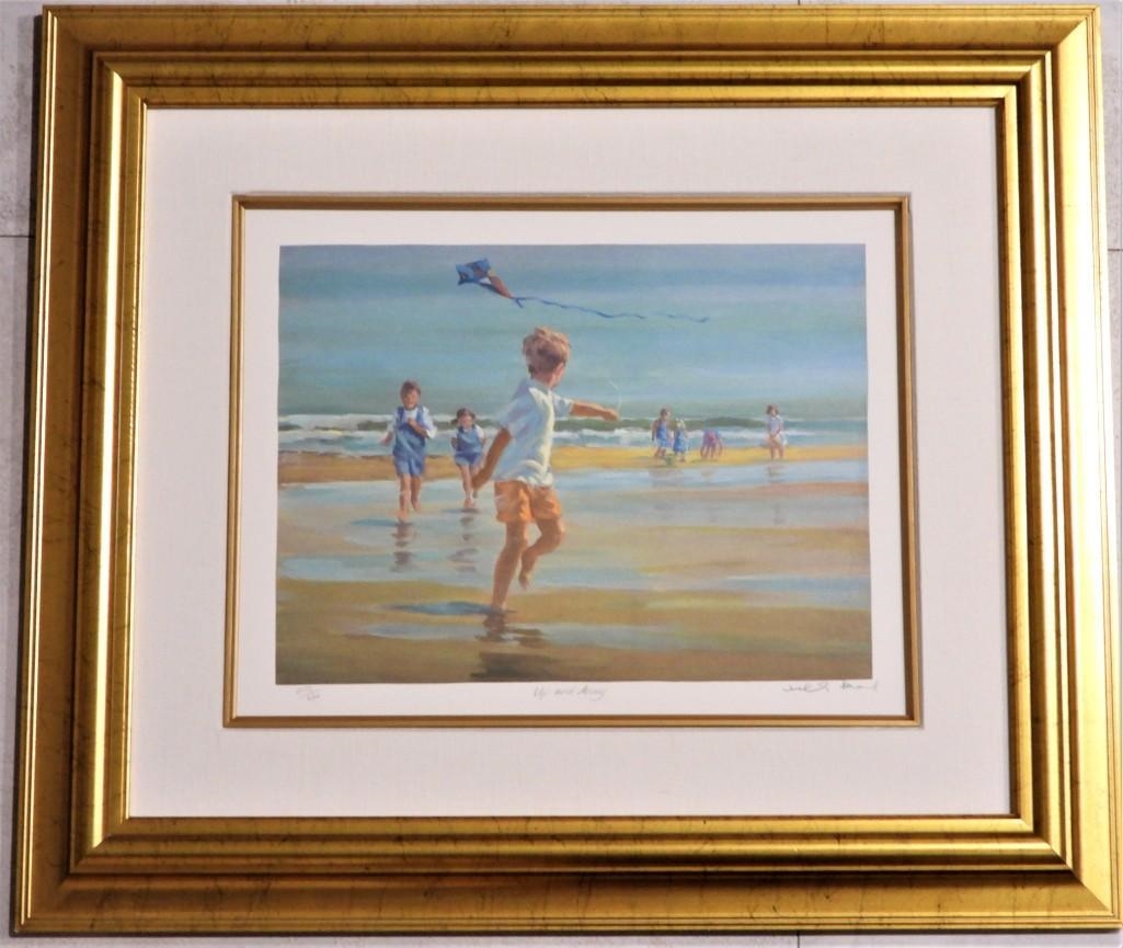 Lucelle Raad | Up Up and Away - Serigraph DIMENSIONS with frame ...