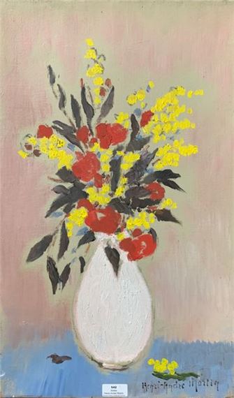 Henri André Martin | Vase of flowers | MutualArt