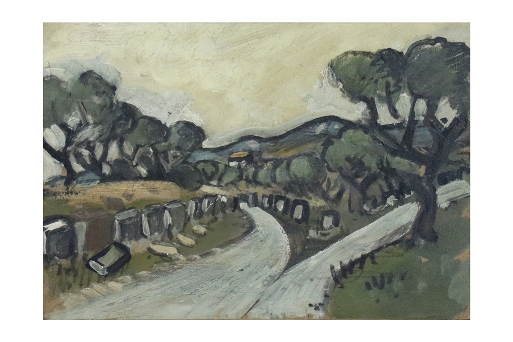 Auguste-Elysée Chabaud | Les deux routes | MutualArt