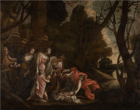 Italian School, 19th Century | Moses Rescued from the Nile (19) | MutualArt