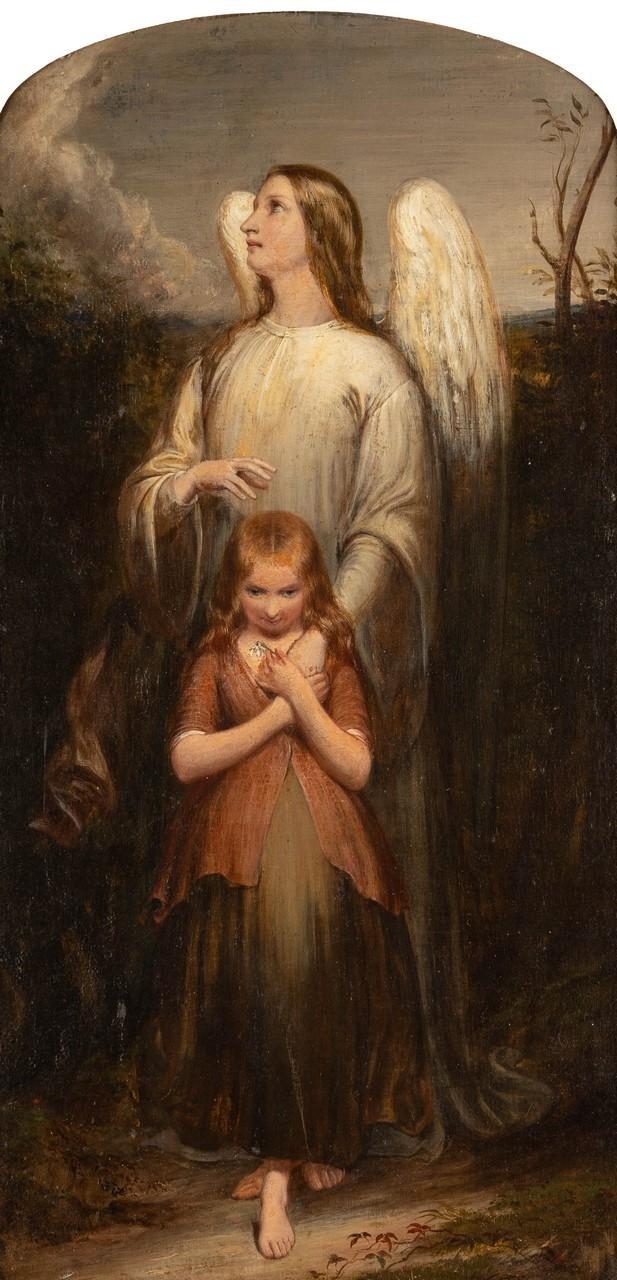 Richard Redgrave | Guardian Angel (Circa 1846) | MutualArt