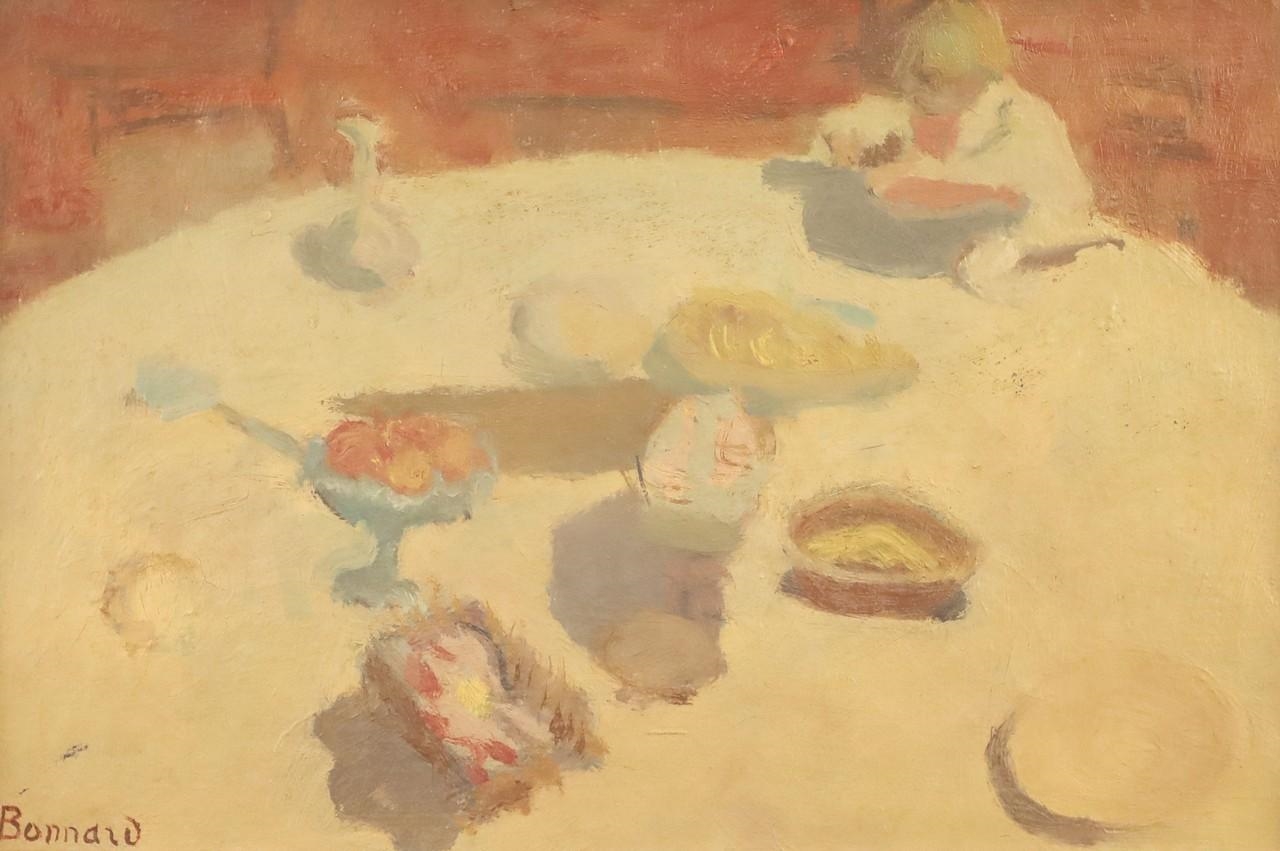 Pierre Bonnard | Untitled - Table with Figure | MutualArt