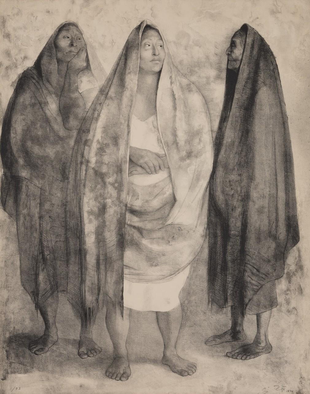 Francisco Zuñiga | Three Women | MutualArt