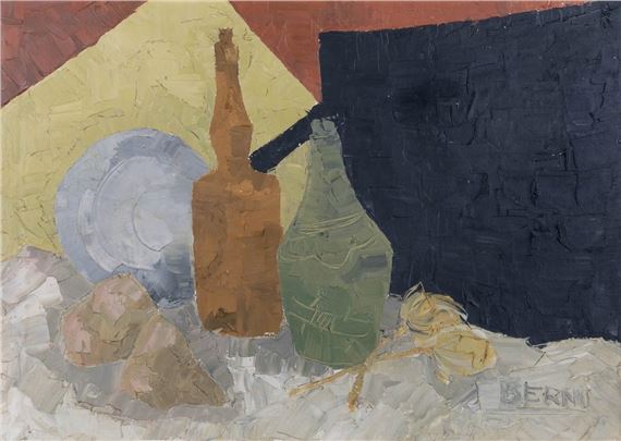 Antonio Berni | Still Life - Bottles | MutualArt