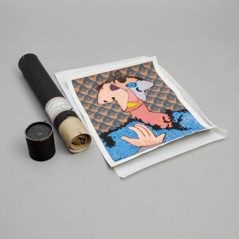 Enrico Baj | 2 Works: Fiore; Les Modèles from Baj Chez Baj (1971 - 1972 ...