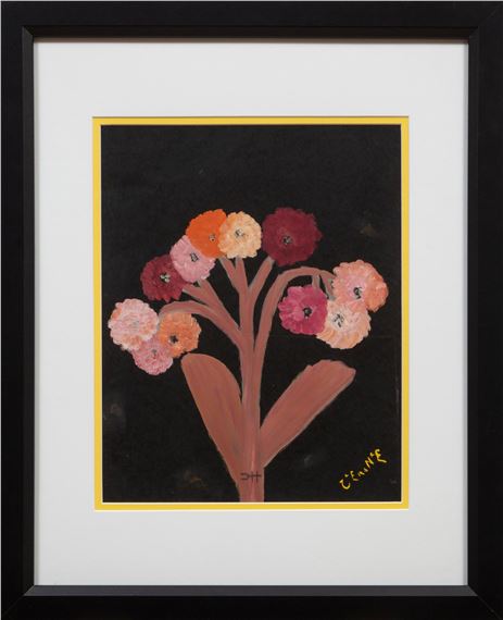 Clementine Hunter | Early Zinnias | MutualArt