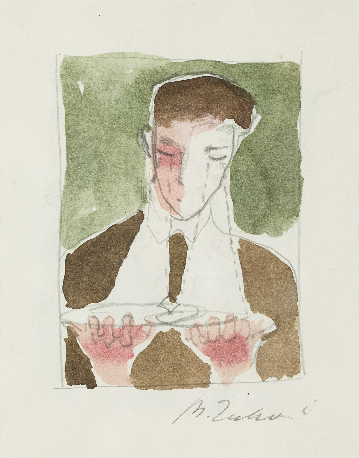 Michał Zaborowski | Untitled watercolour/paper | MutualArt