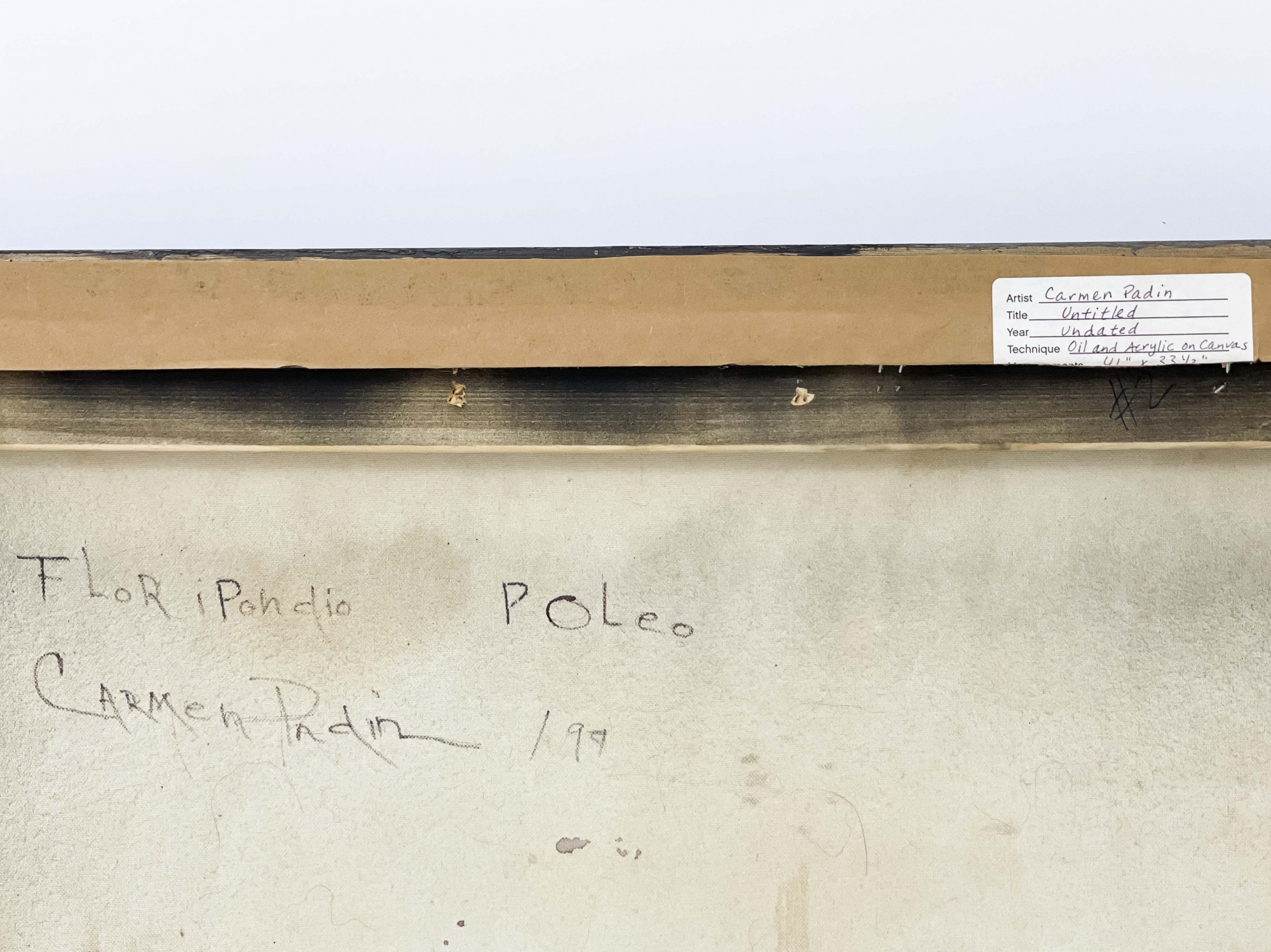 Carmen Padin | Floripondio Poleo | MutualArt