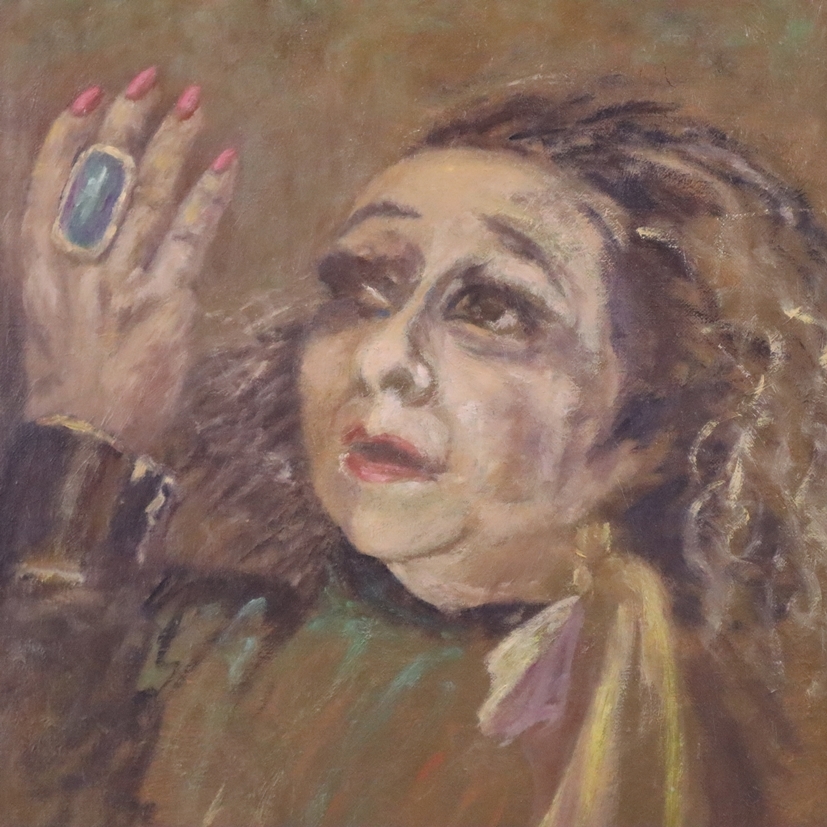 Hugo Raimond | Portrait von Lotti Huber (geborene Charlotte Goldmann ...