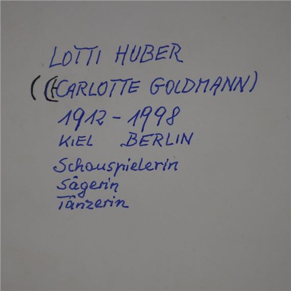 Hugo Raimond | Portrait von Lotti Huber (geborene Charlotte Goldmann ...