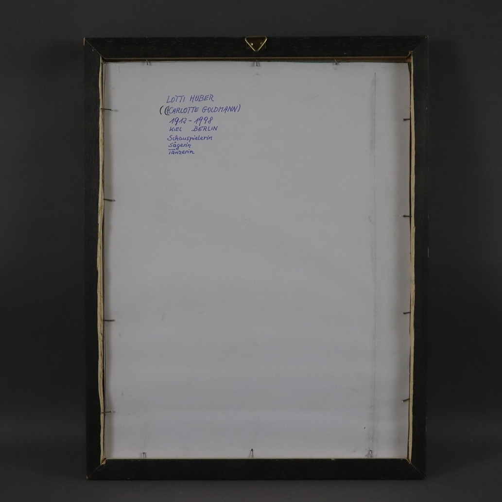 Hugo Raimond | Portrait von Lotti Huber (geborene Charlotte Goldmann ...