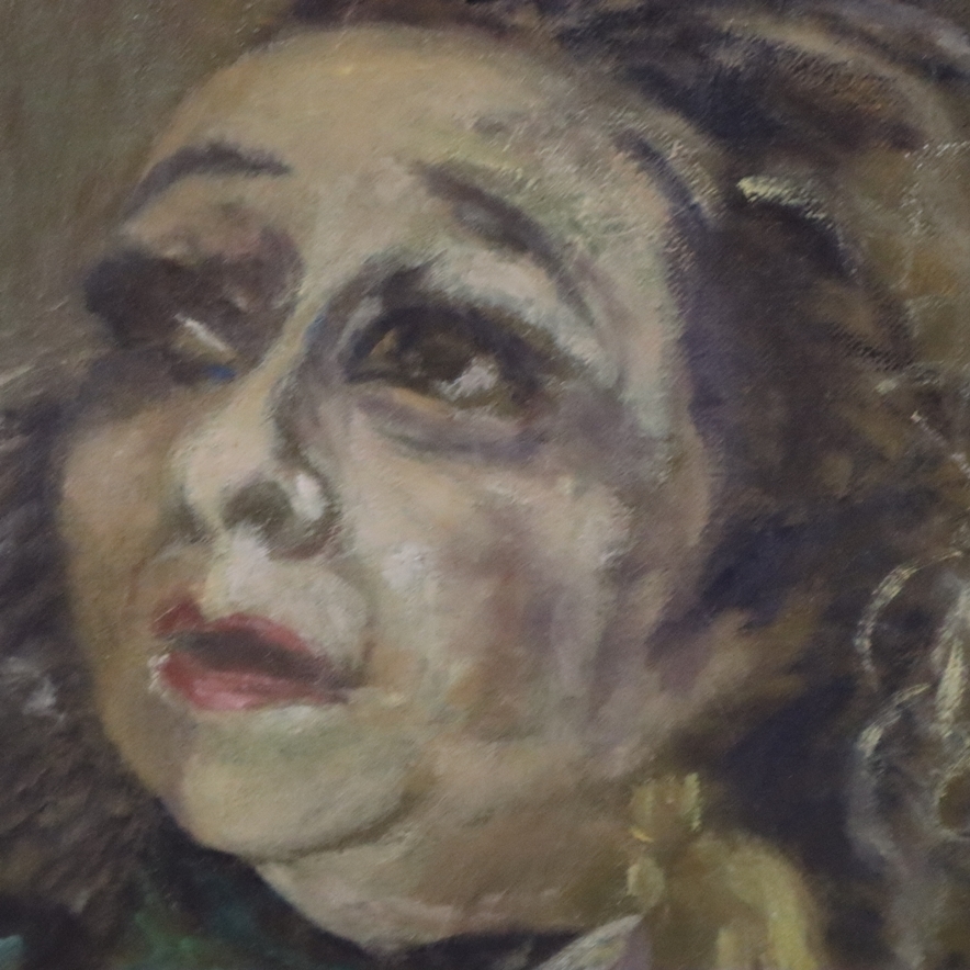 Hugo Raimond | Portrait von Lotti Huber (geborene Charlotte Goldmann ...