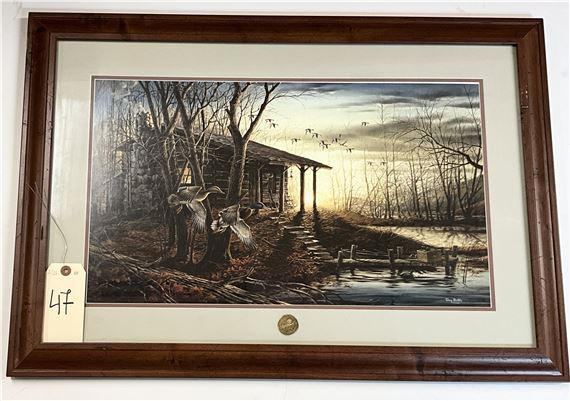 Terry Redlin | NATIONAL WILD TURKEY FEDERATION FRAMED PRINT WITH CERT ...