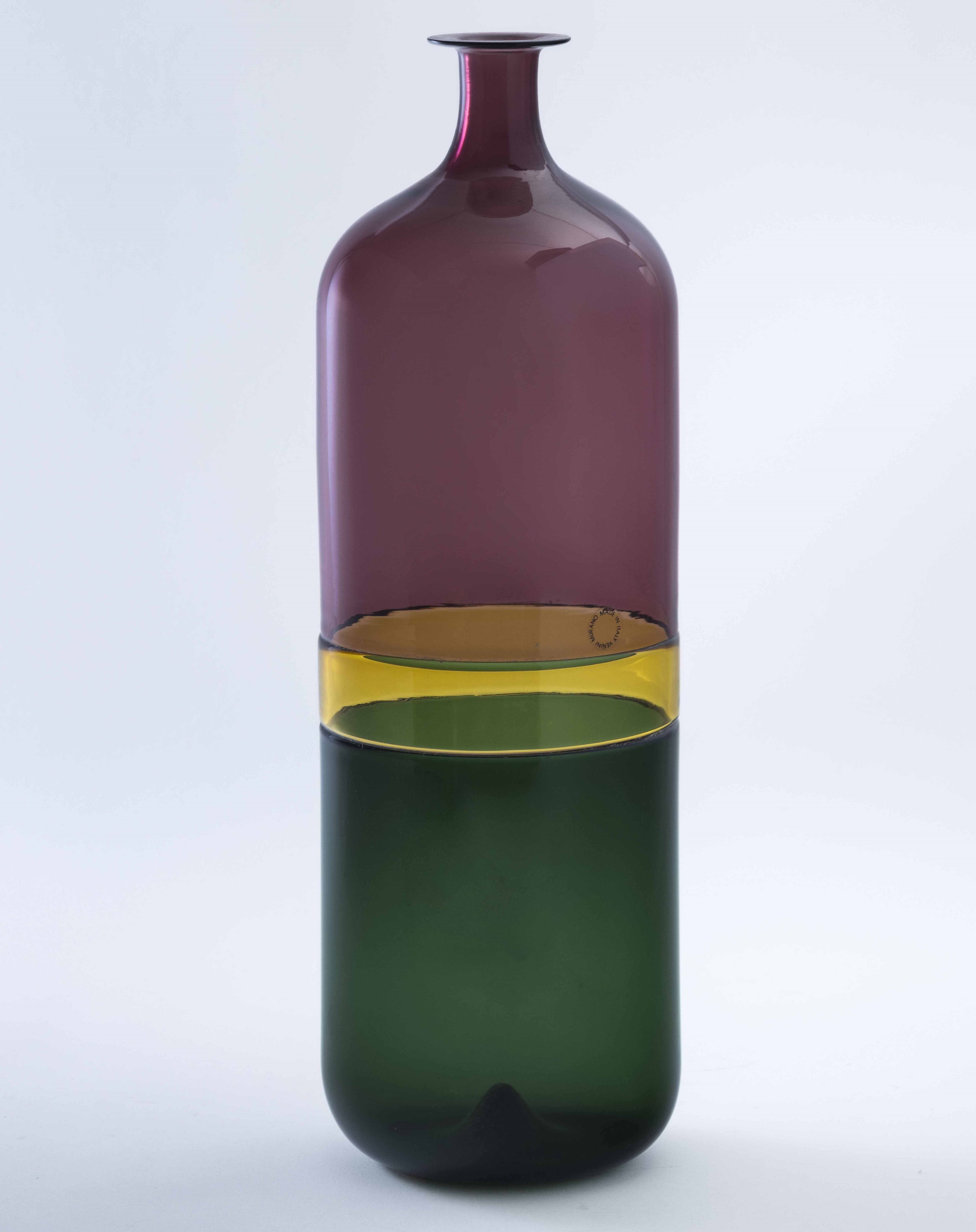 Tapio Wirkkala | An Incalmo blown glass bottle (1987) | MutualArt