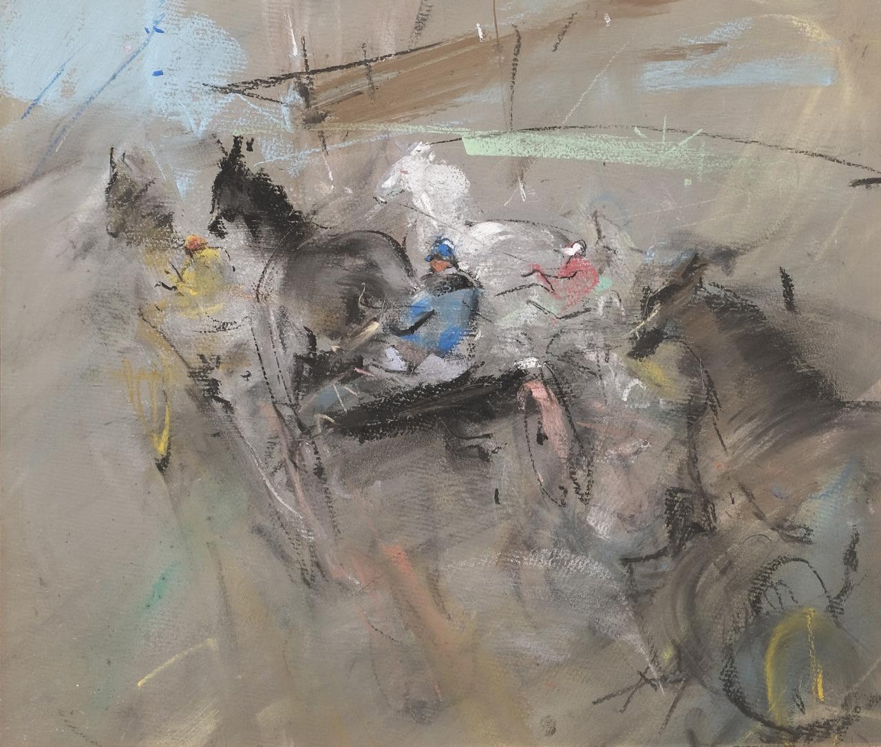 Rafael Alberti | Caballos al trote (1959) | MutualArt