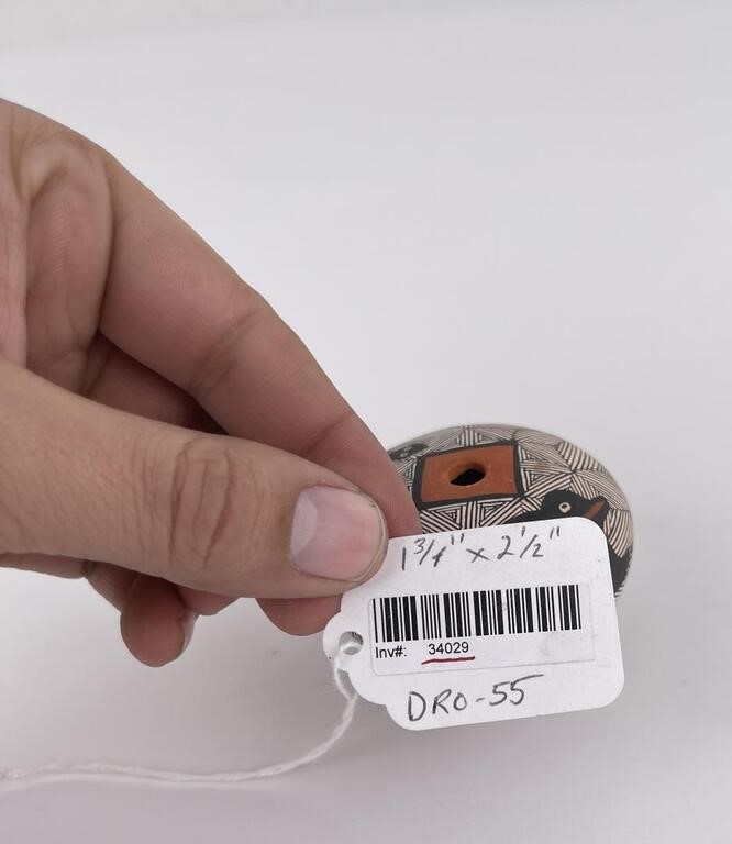 Marie Miller | Marie Miller Acoma Pueblo Indian Seed Pot | MutualArt