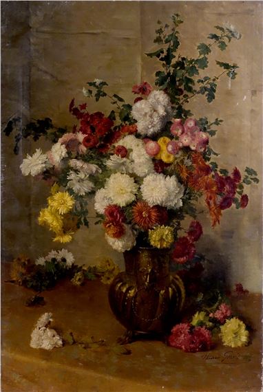 Théodore Gérard | Nature morte aux fleurs | MutualArt