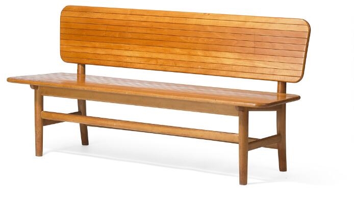 Fritz Hansen | Freestanding three seater bench | MutualArt