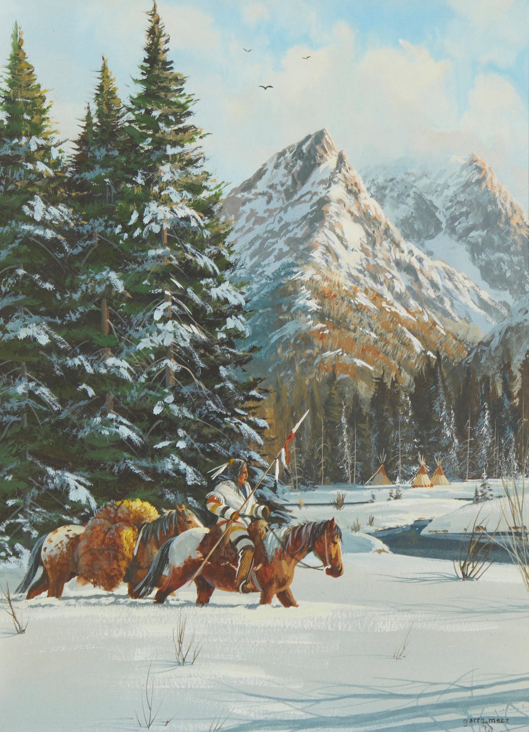 Gerry Metz | Teton Trappers | MutualArt