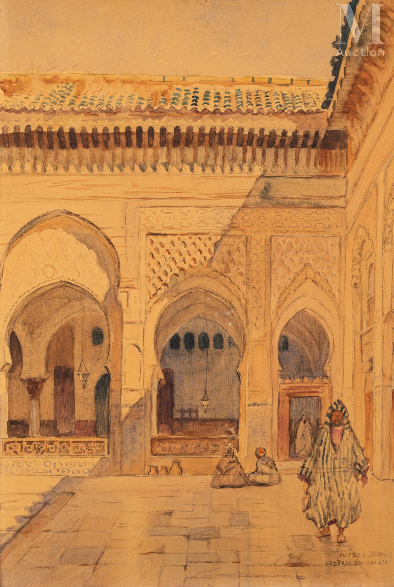 Matteo Brondy | La Medersa Bou Inania | MutualArt