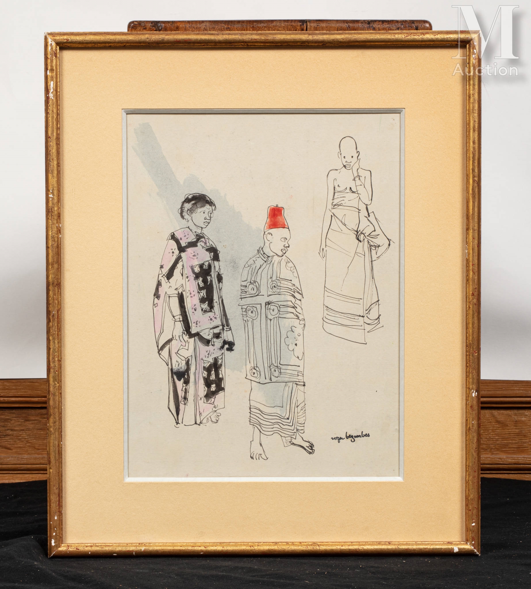 Roger Bezombes | Silhouettes africaines | MutualArt