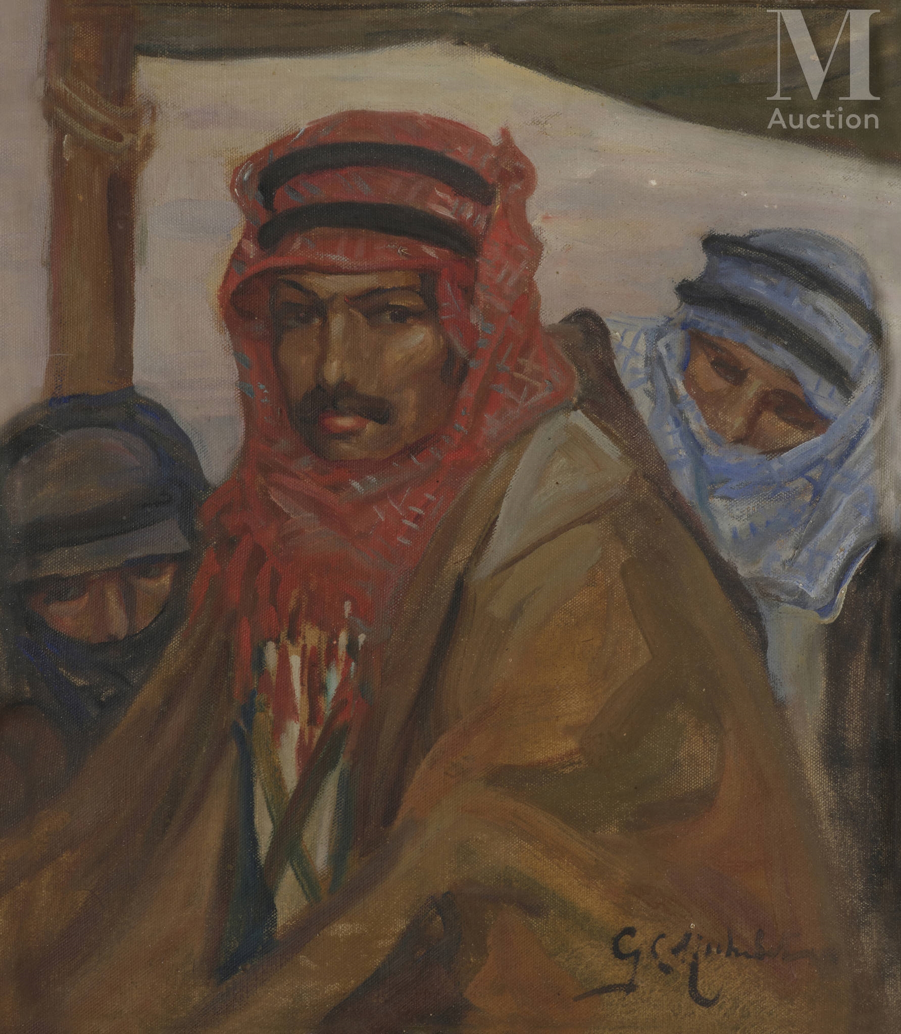 Georges C. Michelet | Bédouins sous la tente | MutualArt