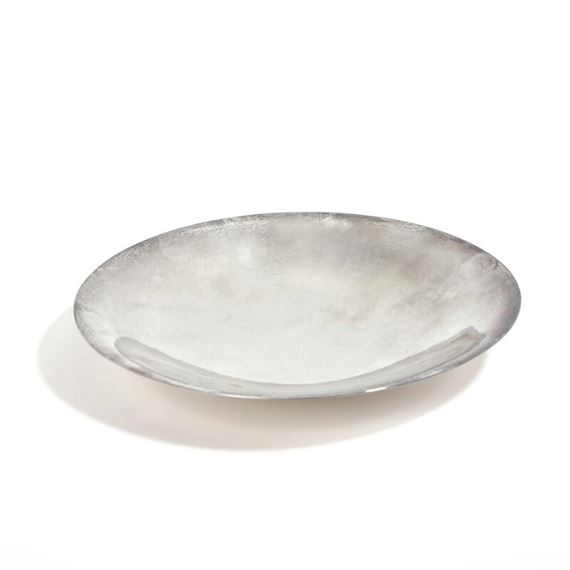 Georg Jensen | A circular sterling silver dish with hammered surface ...