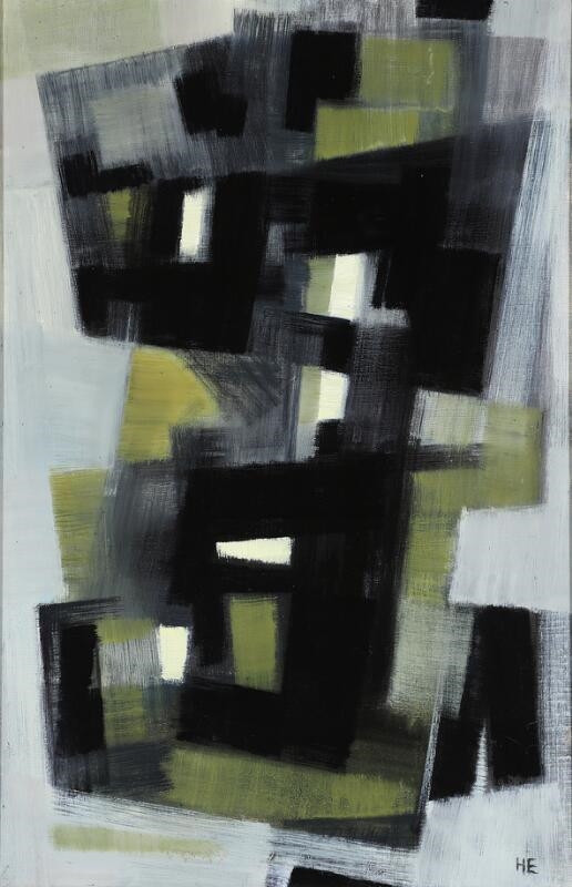 Helge Ernst | Grønt billede (1959) | MutualArt