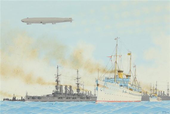 Peter Storck | Flottenparade vor der Hohenzollern (2019) | MutualArt