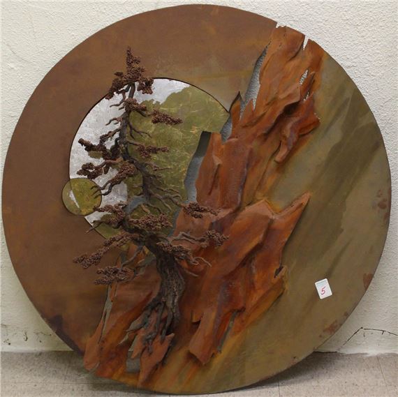 John Richen | JOHN MATTHEW RICHEN METAL WALL SCUPLTURE | MutualArt