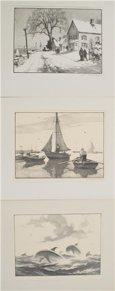 Gordon Grant | GORDON HOPE GRANT THREE LITHOGRAPHS (1875) | MutualArt